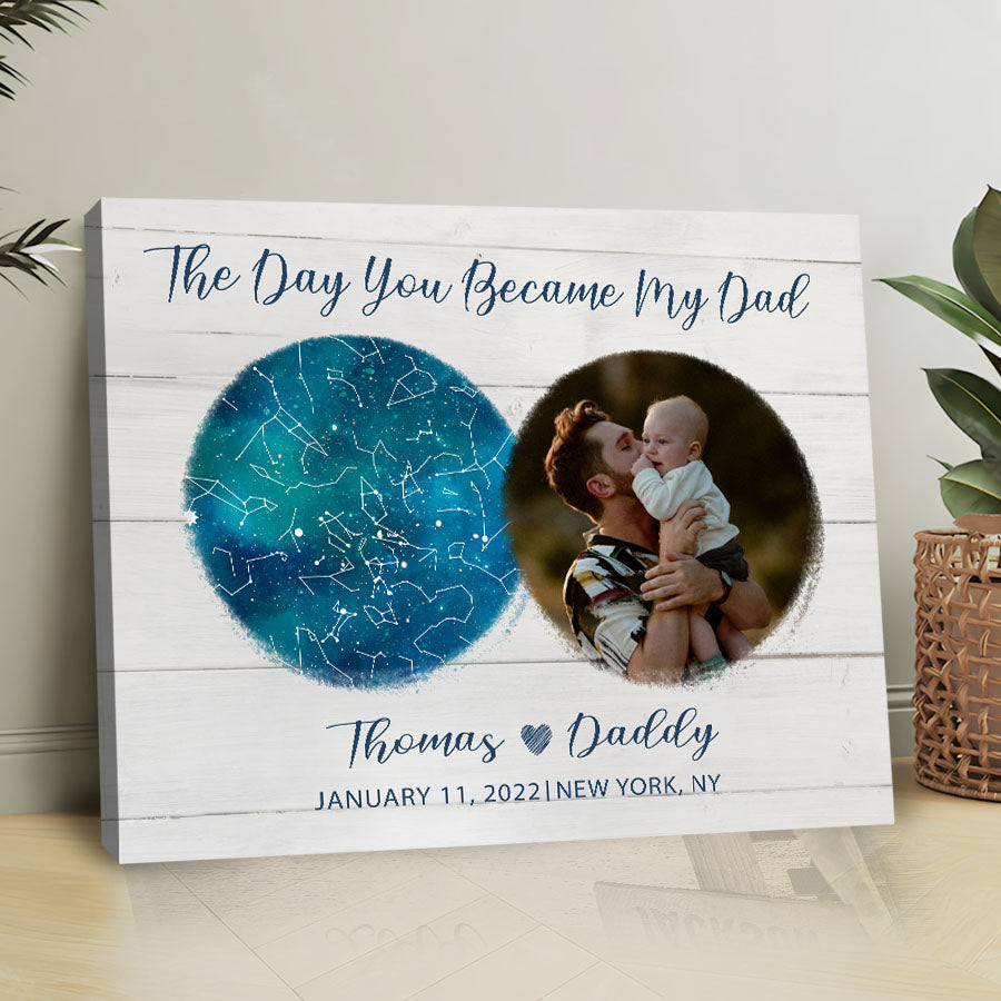 The Day You Became My Dad | Personalised First Fathers Day | Fathers ...