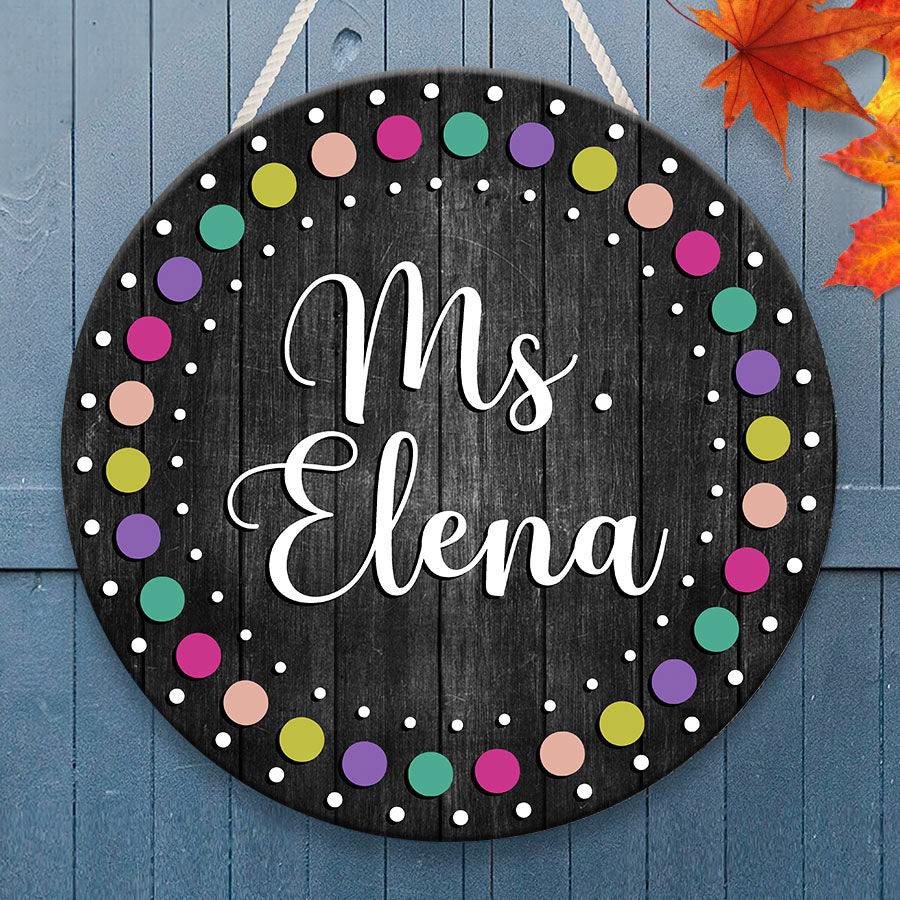 Classroom Door Name Signs | Personalized Classroom Door Hanger | Custom ...