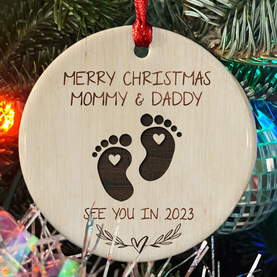 New Mom And Dad Christmas Ornaments | New Mom And Dad Ornament | New ...
