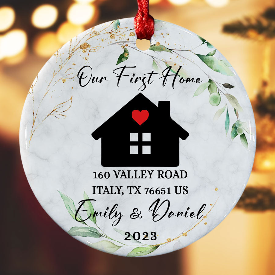 Our New Home Ornament | First Year In New Home Ornament | Personalized First Home Ornament 2023 ...