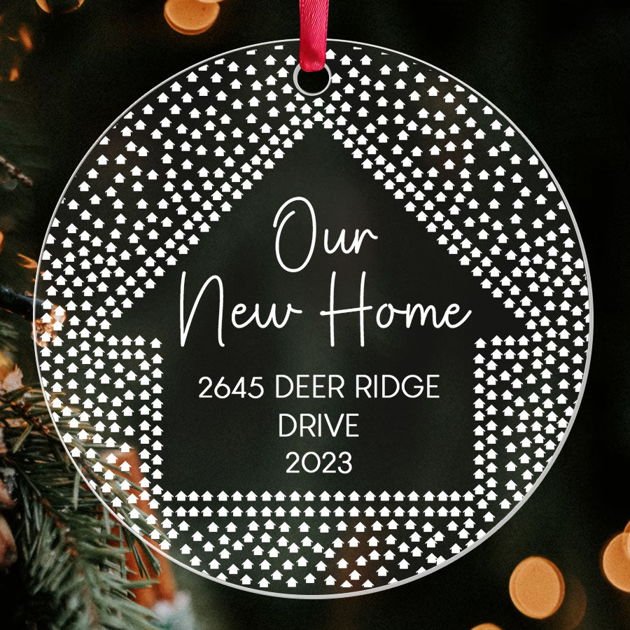 Our New Home Ornament | Customized Ornaments For New Home | New Home 2023 Ornament | Custom ...