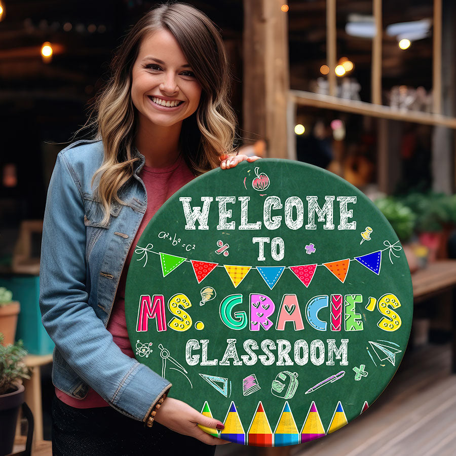 Welcome Sign For Classroom Door | Teacher Classroom Door Signs | Room ...