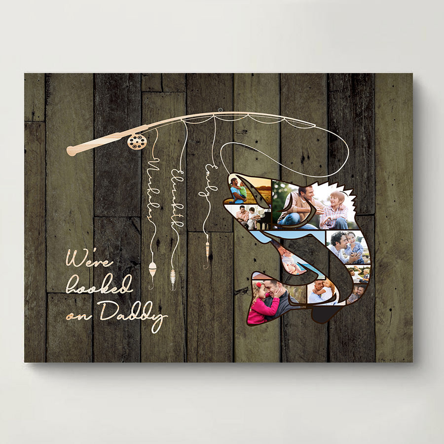 Father’S Day Fishing Gifts | We’Re Hooked On Daddy Gift | Fathers Day ...
