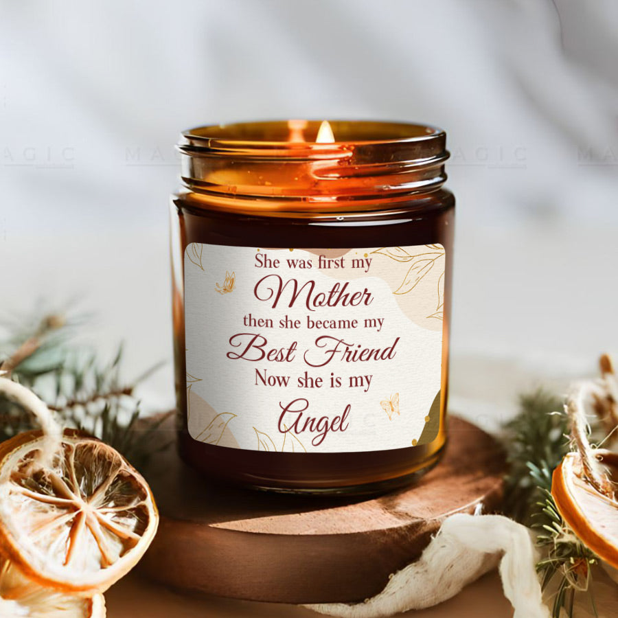 Memorial Candle for Mom in Heaven | Mothers Day Memorial Gifts - Magic ...
