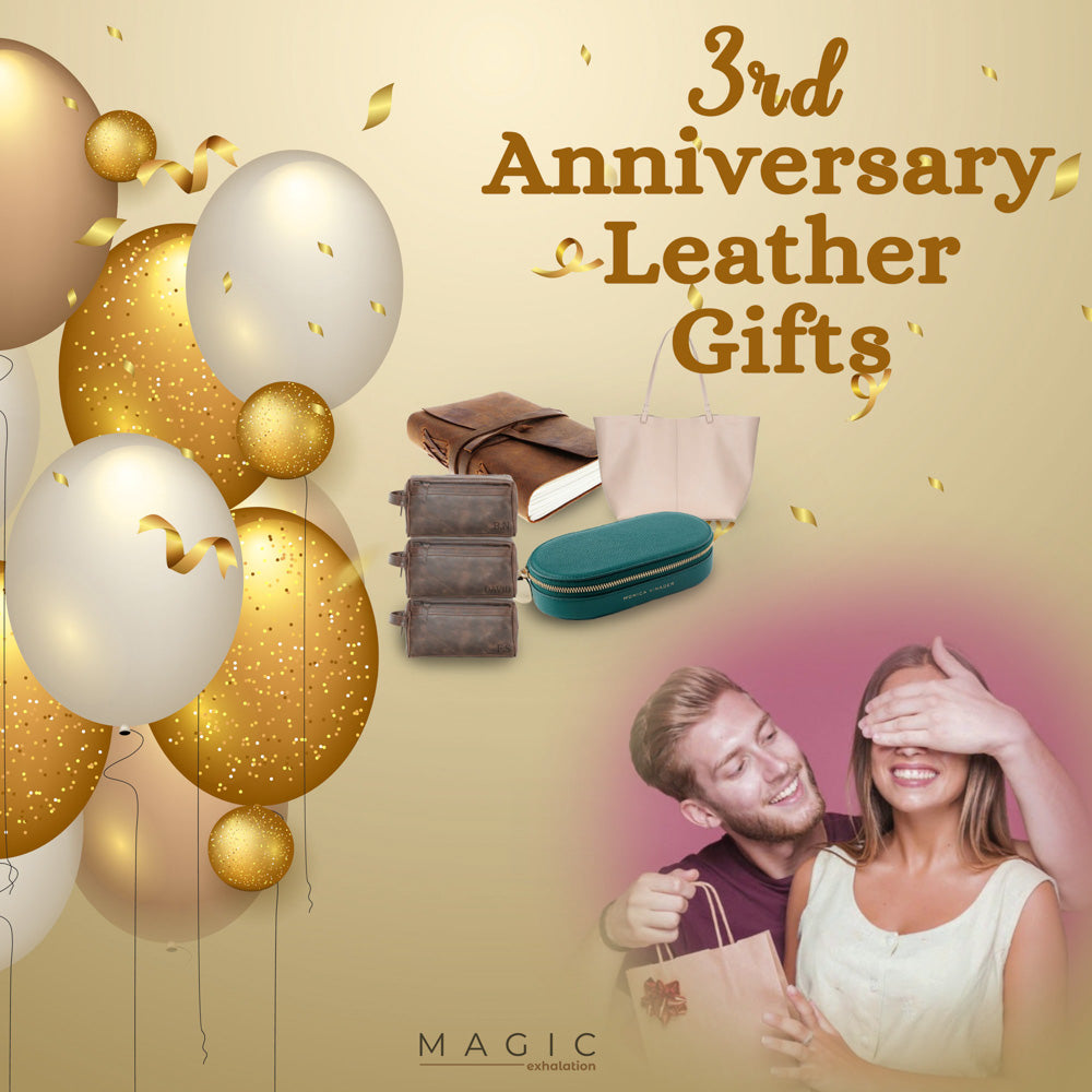 Best 9+ Unique 3rd Anniversary Leather Gifts for 9/2022 - Magic Exhalation