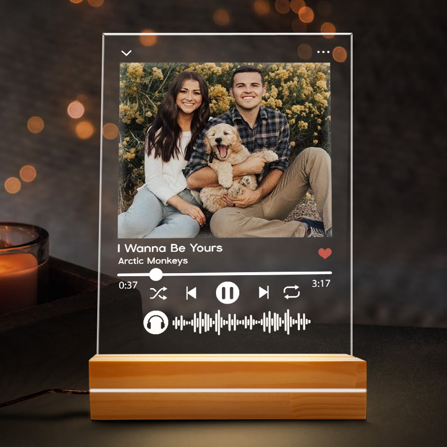 Custom Acrylic Song Plaque Anniversary Gift | Acrylic Song Plaque ...