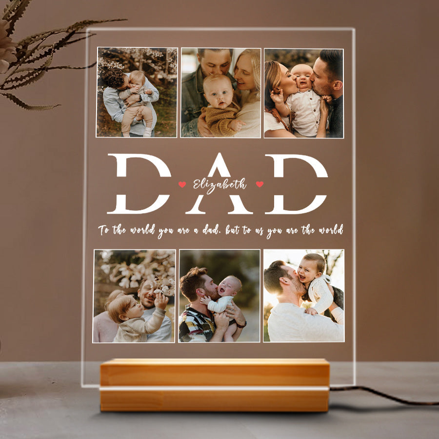 Personalized Gift For Dad | Acrylic Plaque With Photo | Father'S Day ...