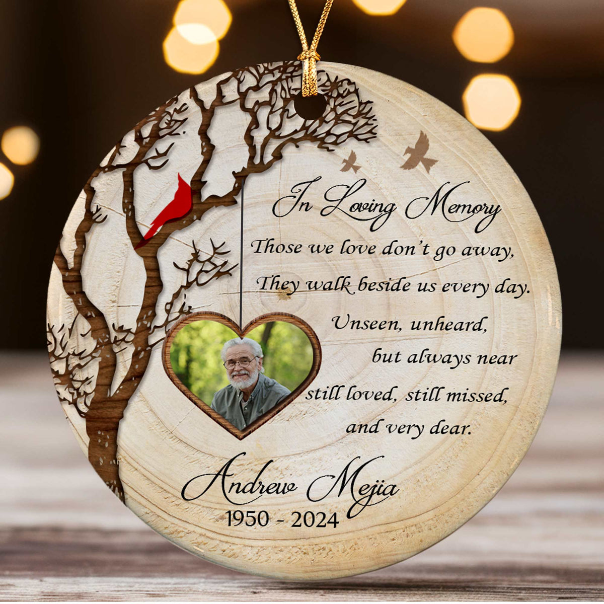 Memorial Ornament | Personalized Memorial Christmas Ornaments 2024 ...