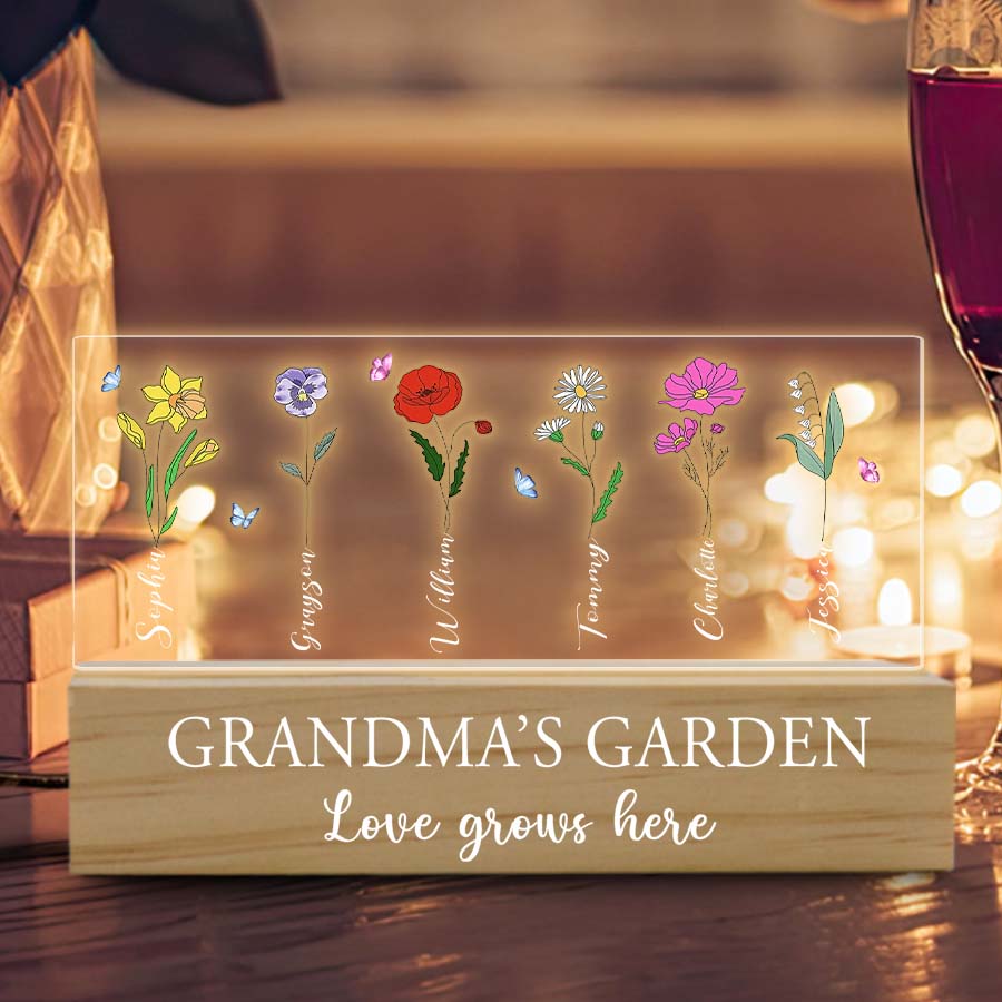 Personalized Mothers Day Gifts For Grandma | Acrylic Plaque Custom ...