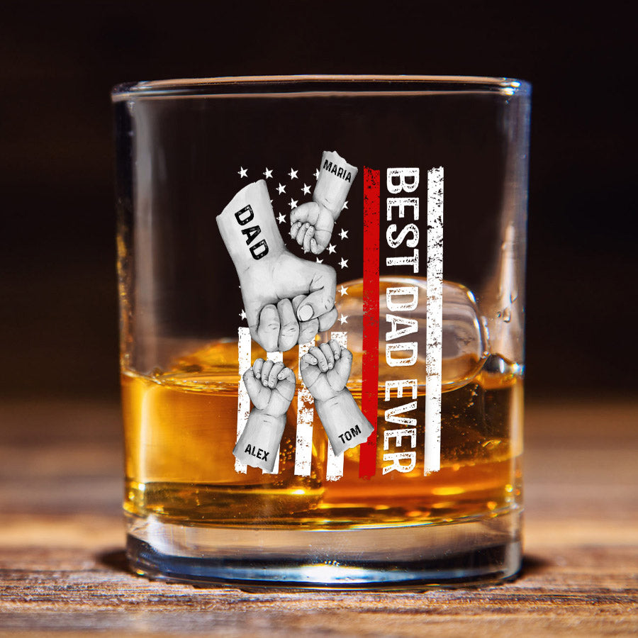 Best Dad Beer Glass | Wine Glasses For Dad | Best Dad Ever Custom Name ...