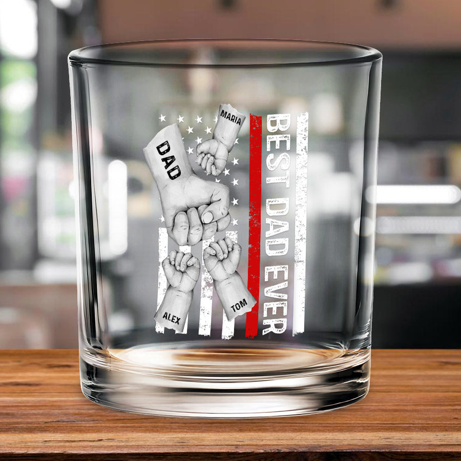 Best Dad Beer Glass | Wine Glasses For Dad | Best Dad Ever Custom Name ...