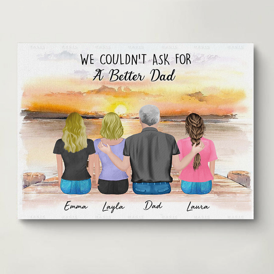 Custom Fathers Day Gift | Canvas Prints For Father’S Day | Personalized ...
