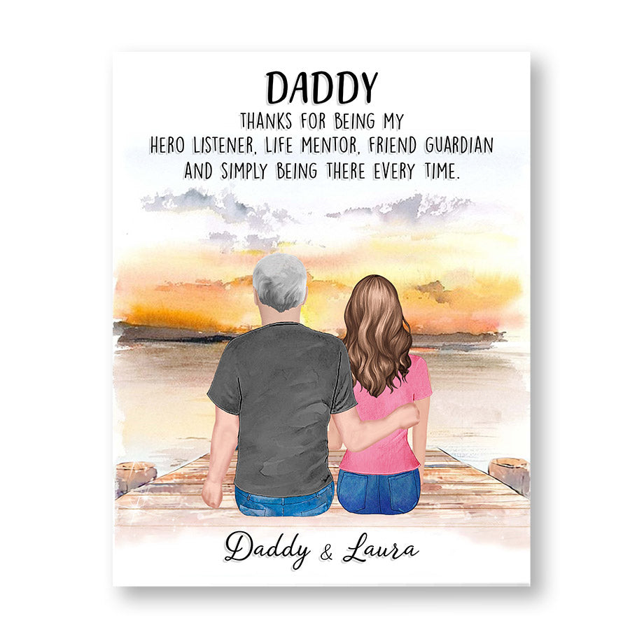 Personalised Dad And Daughter Gifts | Custom Father'S Day Gifts | Daddy ...