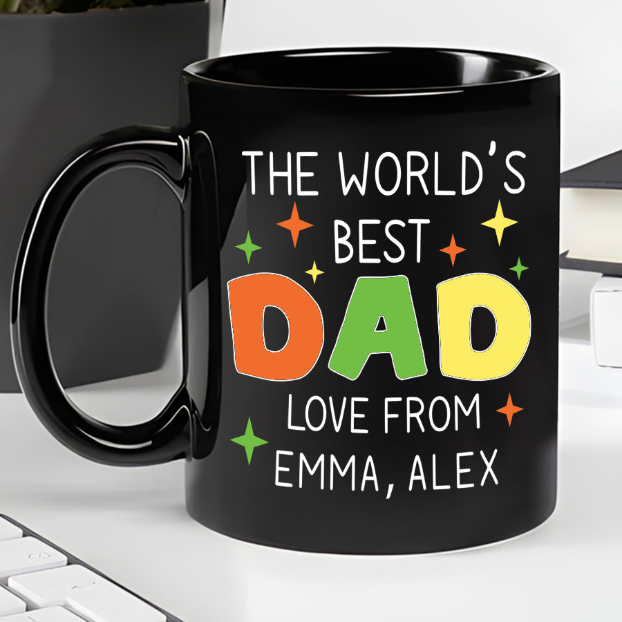 Custom Fathers Day Mugs | Personalized Coffee Mug Dad | The World'S ...