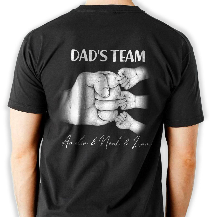Customized Dad Shirts | Fathers Day Shirts | First Bump Dad & Kids ...