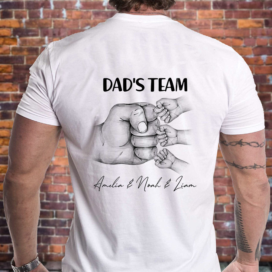 Customized Dad Shirts | Fathers Day Shirts | First Bump Dad & Kids ...