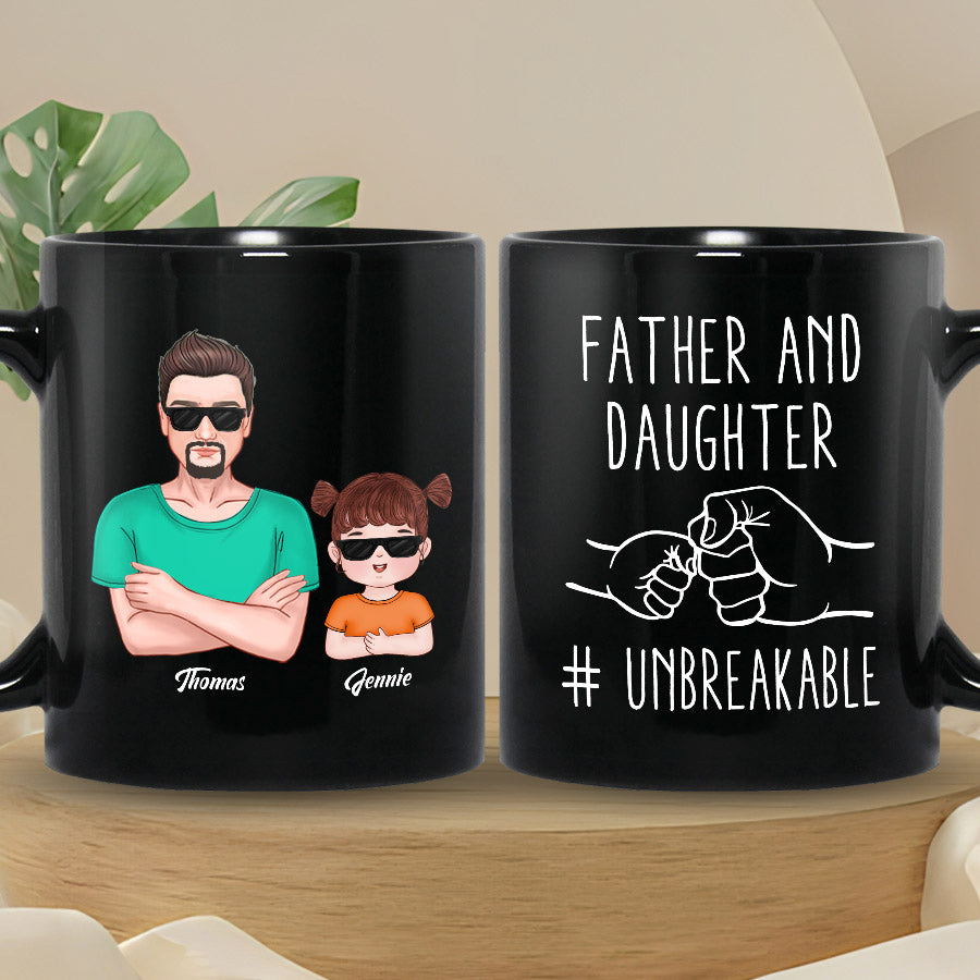 Dad Daughter Gifts | Personalized Fathers Day Coffee Mug | Dad Coffee ...