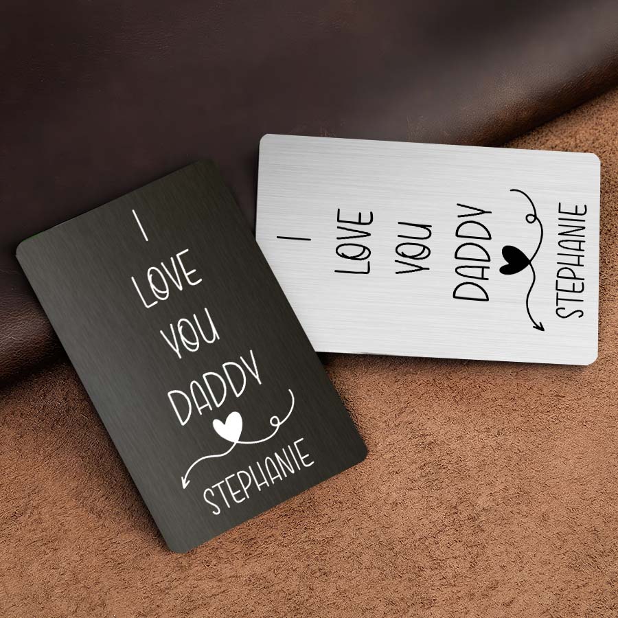 Dad Wallet Card | 1St Fathers Day Gift | Custom Photo Daddy Wallet Card ...