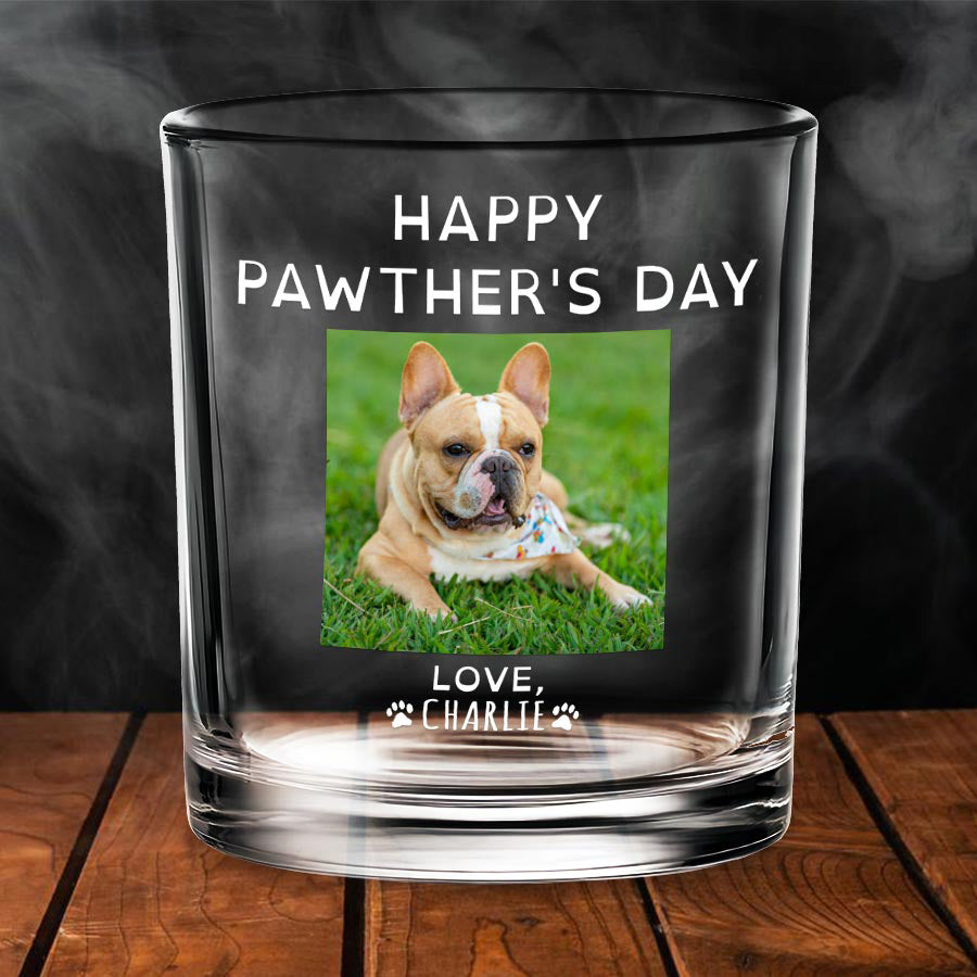 Dog Dad Father’S Day | Dad Drinking Glasses | Custom Dog Dad Gifts From ...