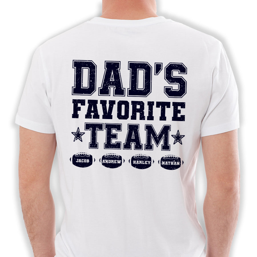 Father Day T Shirts | Personalized Dad’S Shirts | Football Dad Shirts ...