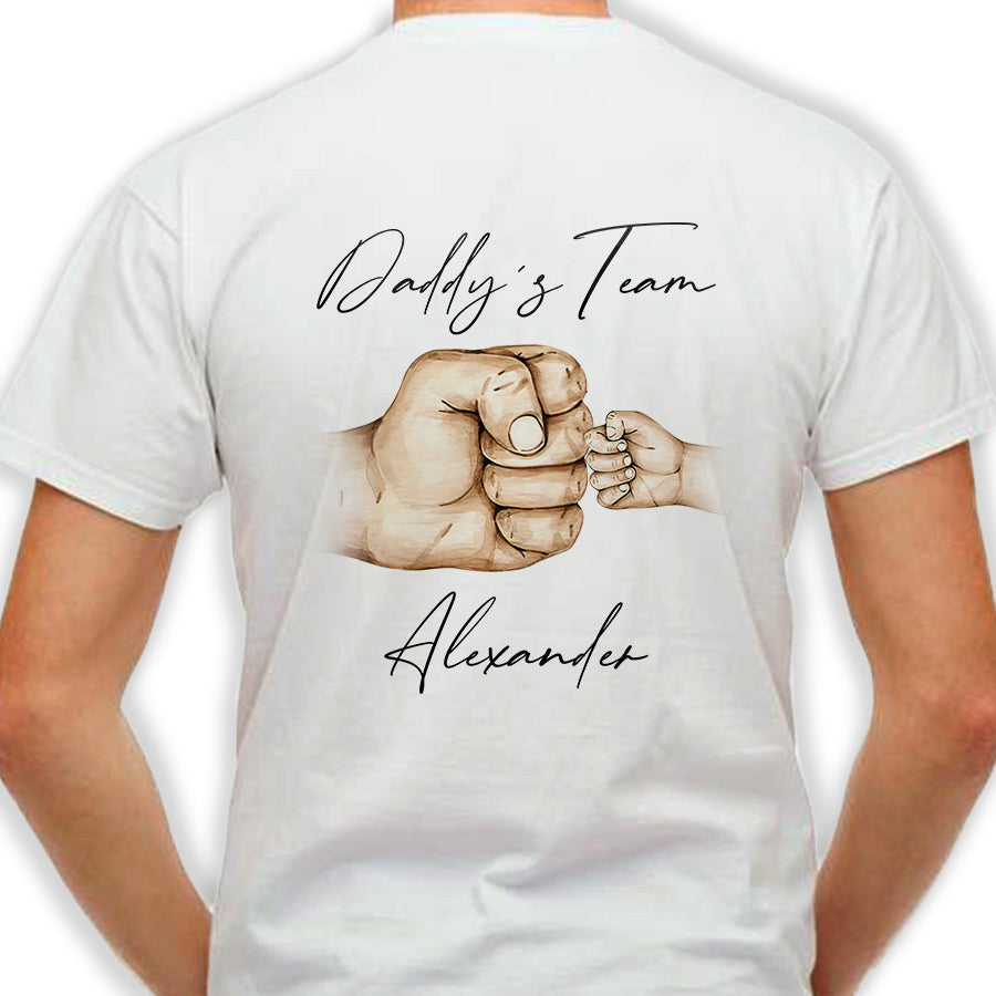 Father’S Day Custom T Shirts | T Shirts For Dad | Fist Bump T Shirt ...