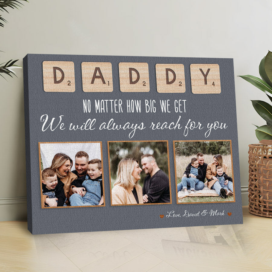 Fathers Day Gift For Dad | Custom Fathers Day Gift | Canvas Father’S ...