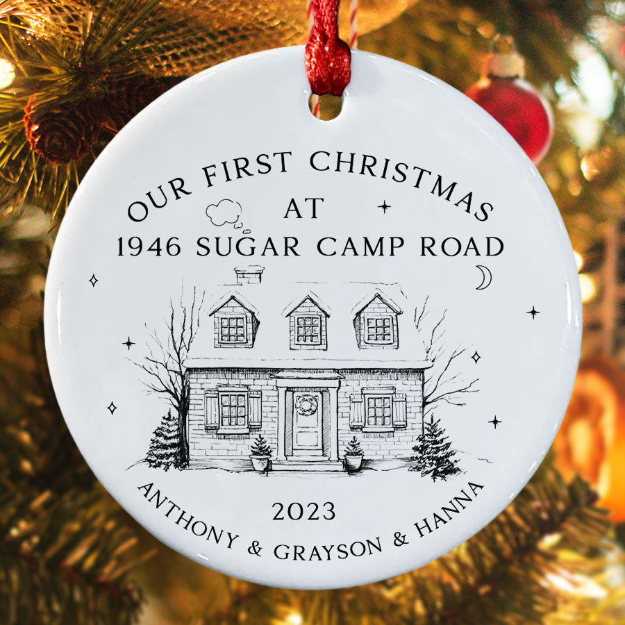 First Christmas New Home Ornament | New Home 2023 Ornament | 1St ...