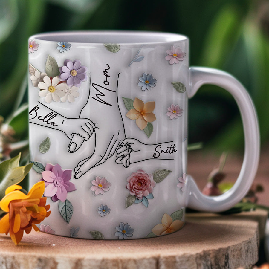 Personalized First Mothers Day Gift | Holding Mama’S Hand 3D Inflated ...