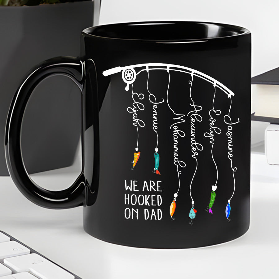Fishing Father Day Mugs | Custom Dad Coffee Mug With Name | We'Re ...