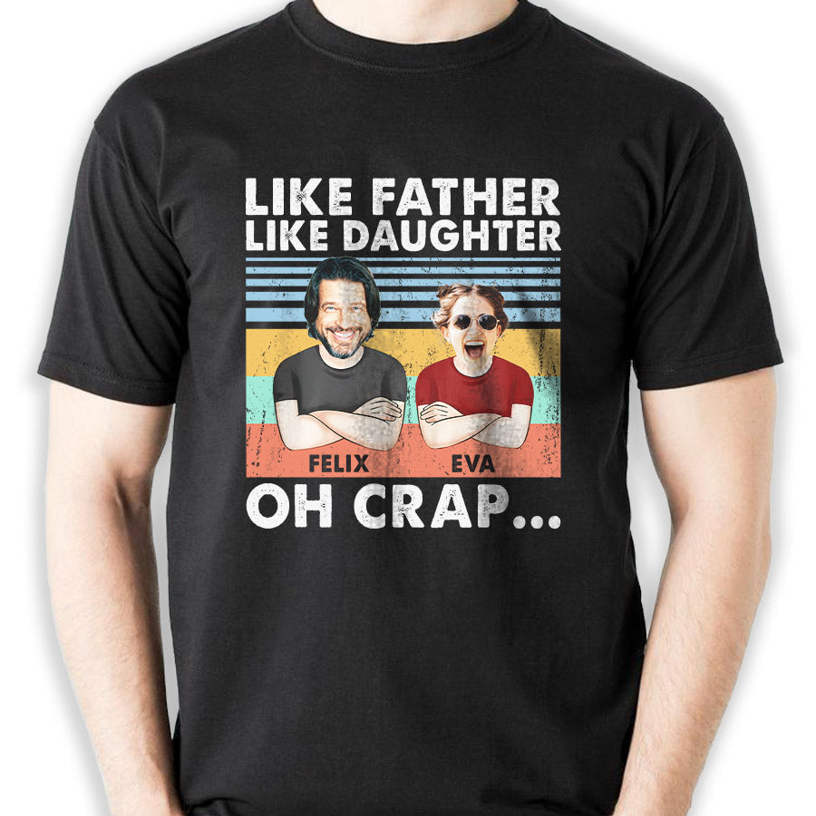 Funny Dad Shirts | Personalized T Shirts Fathers Day | | Like Father ...