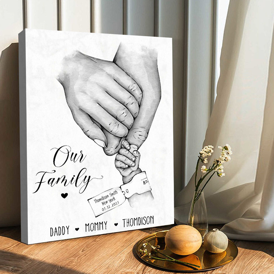 Gifts For New Dads | Personalized Canvas Gifts For First Fathers Day ...