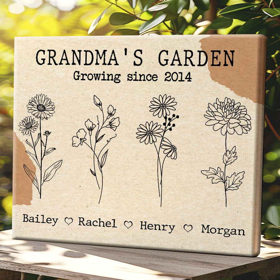 Grandma Garden Gifts | Personalised Mothers Day Gifts For Grandma ...