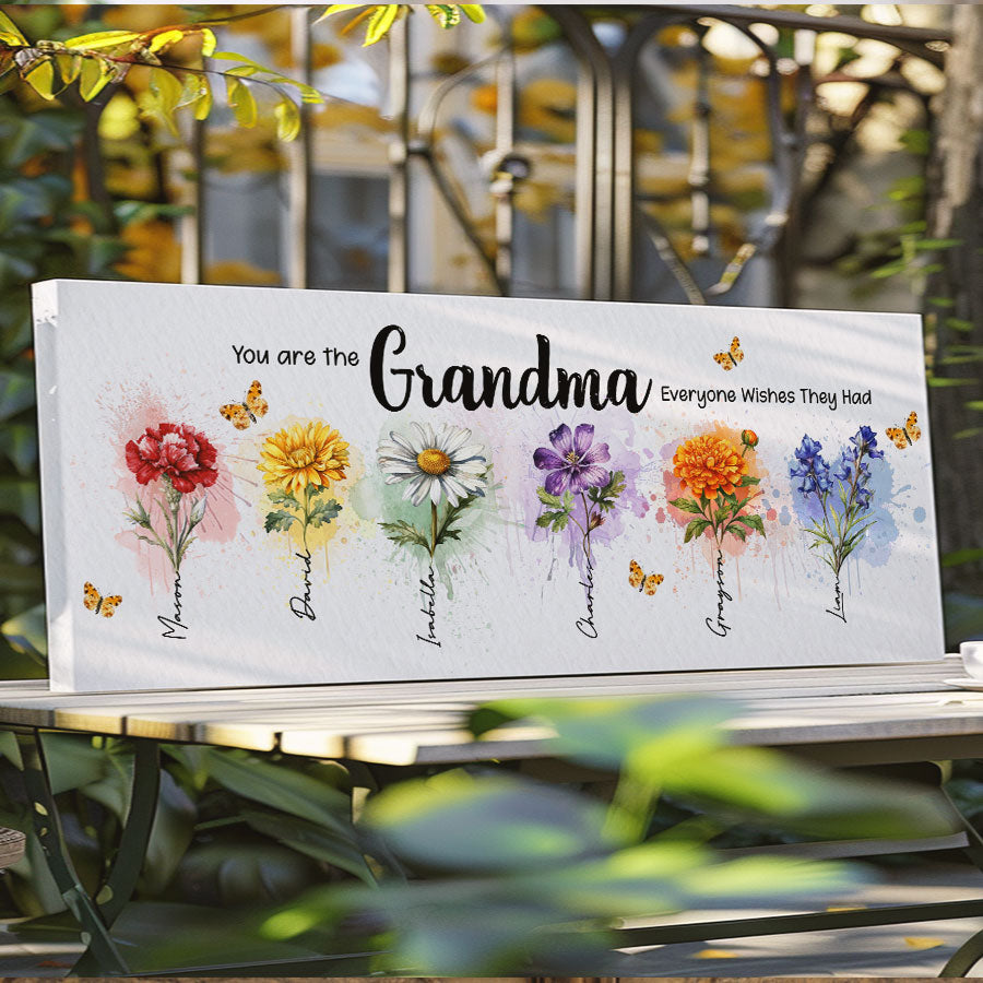 Grandma’S Garden Sign | Custom Mother’S Day Gifts For Grandma | Grandma ...