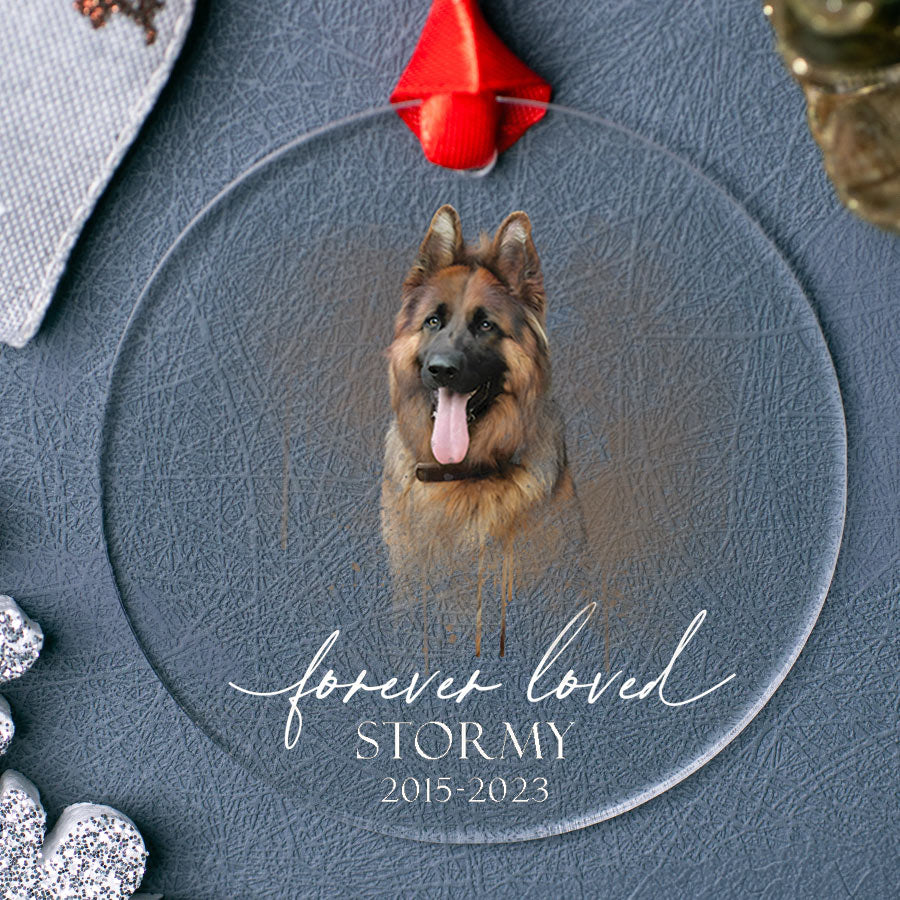 In Loving Memory Dog Ornament | Rip Dog Ornament | Dog Loss Ornament ...