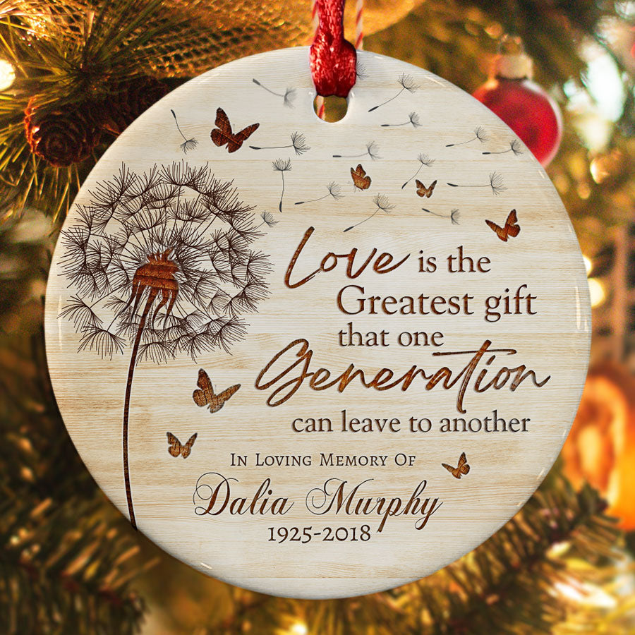 In Loving Memory Ornaments | Butterfly Memorial Ornament | Ornament For ...