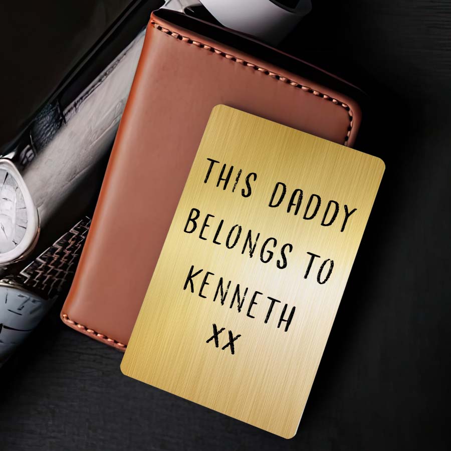New Dad Wallet Card| First Fathers Day Gift | Photo Dad Custom Wallet ...