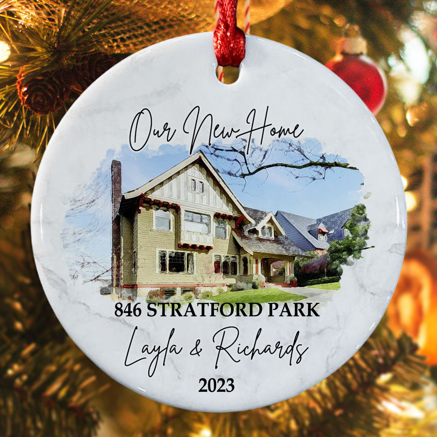 New Home Photo Ornament | Custom Ornaments For New Home | New Home ...