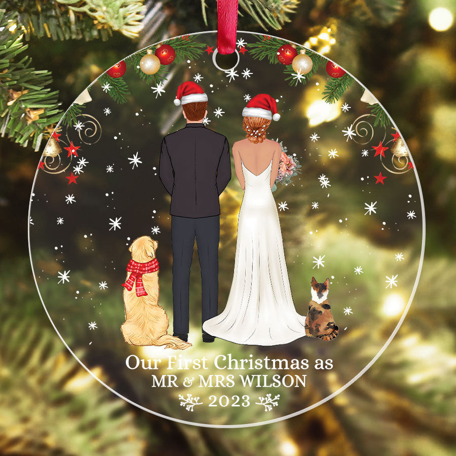 Our First Christmas As Mr And Mrs Ornament | Marriage Christmas ...