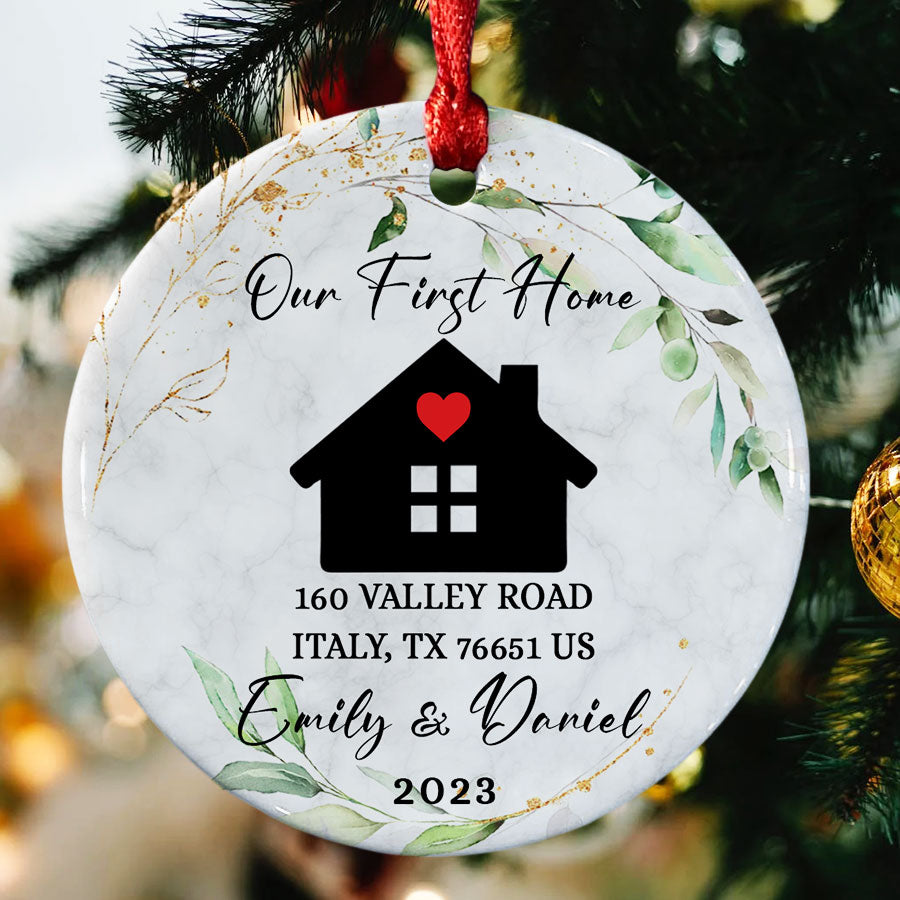 Our New Home Ornament | First Year In New Home Ornament | Personalized ...