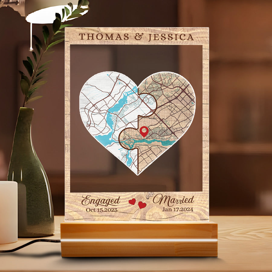 Personalized Engagement Gift | Custom Valentines Gifts For Married ...