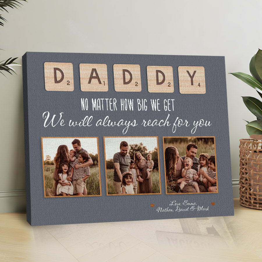 Personalized Father’S Day Canvas | Personlized Fathers Day Gift | No ...