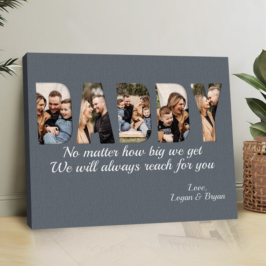 Personalized Fathers Day Gift | Fathers Day Gift | Canvas Prints For ...