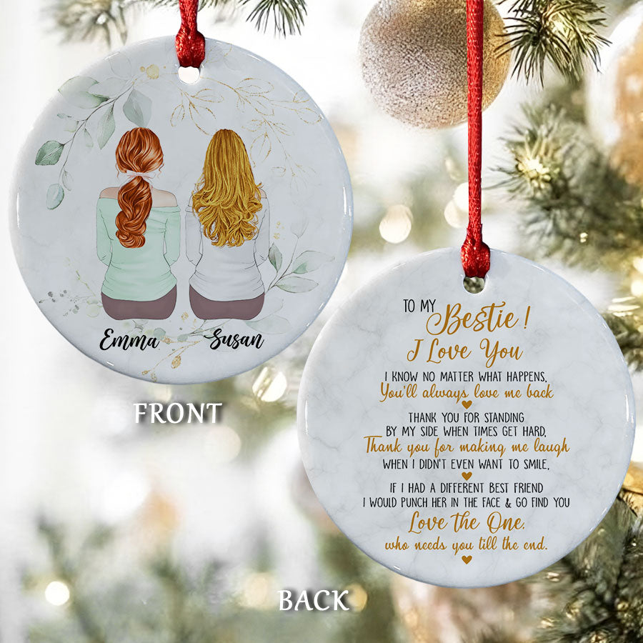Personalized Friend Ornaments | Custom Friend Ornaments | Friend ...