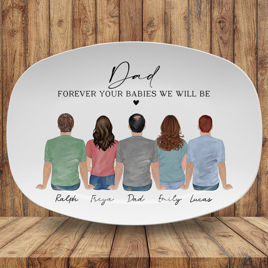 Personalized Grill Platter For Dad | Custom Gift For Dad | Father'S Day ...