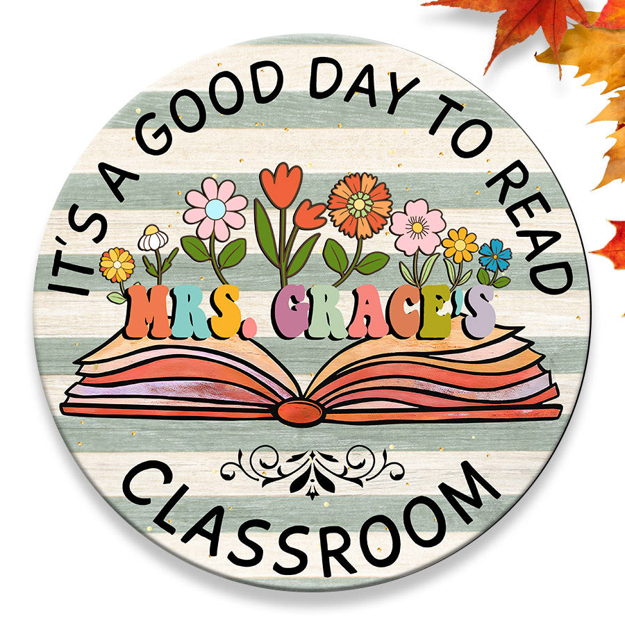 Personalized Teacher Signs | Customized Gift For Teacher | Door Hanger ...