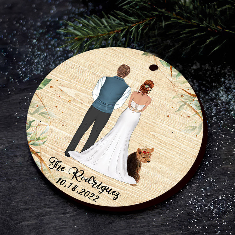Personalized Wedding Gifts | Bride And Groom Ornament | Ceramic ...