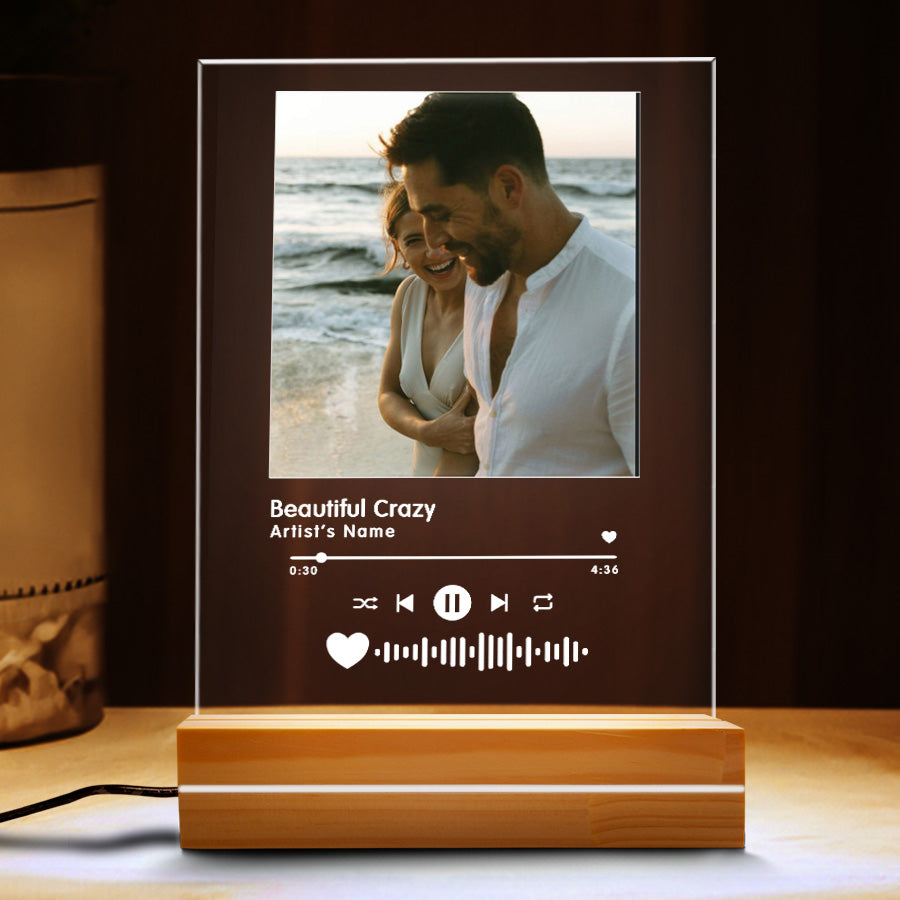 Song Plaque Anniversary Gift | Custom Music Song Plaque | Song Plaque ...