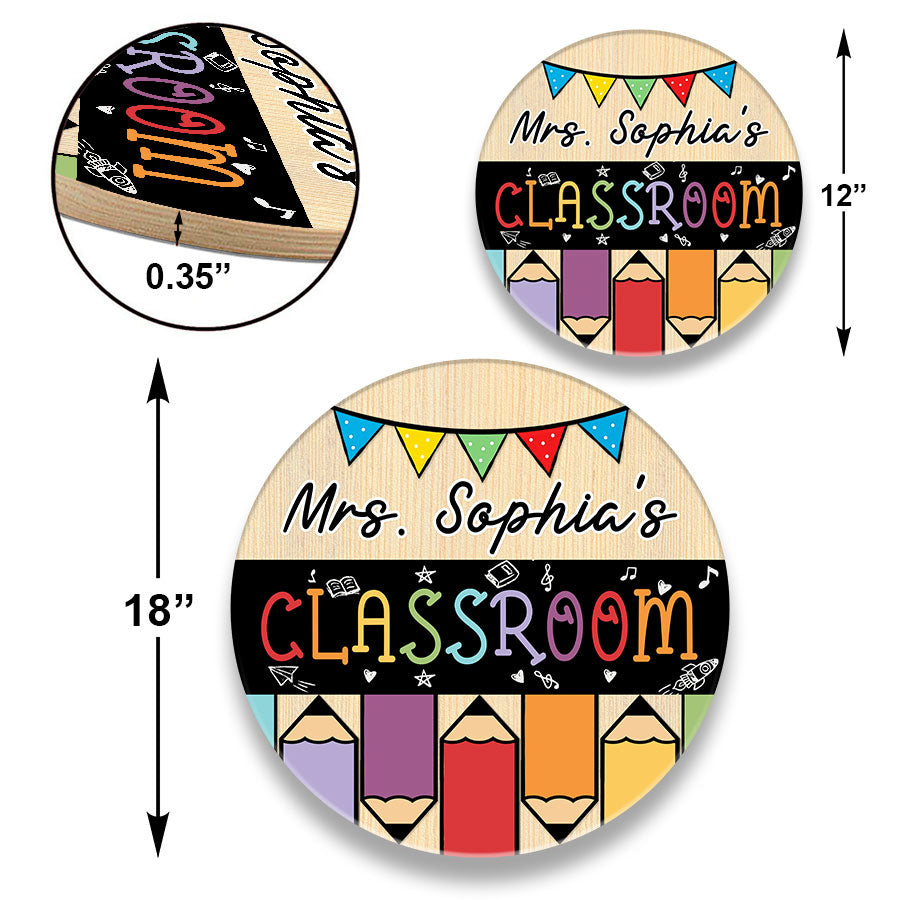 Teacher Welcome Sign | New Teacher Gifts | Teacher Name Door Hangers ...