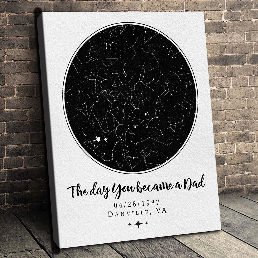 The Day You Became A Dad | Personalised First Fathers Day ...