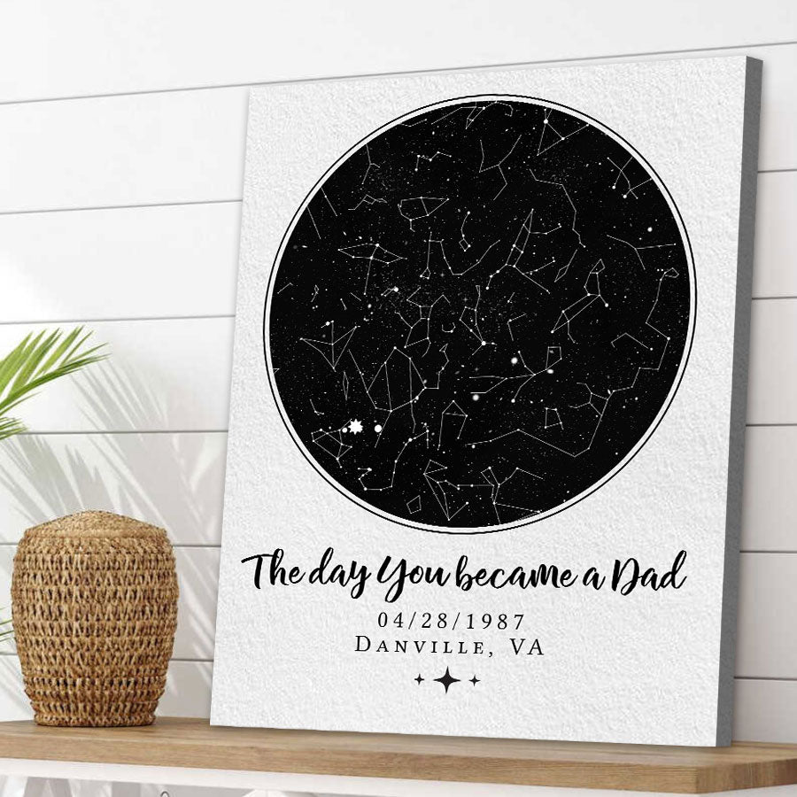 The Day You Became A Dad | Personalised First Fathers Day ...